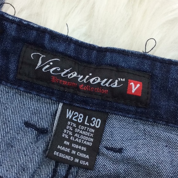 victorious | Jeans | Victorious Jeans Skinny Leg Dark Rinse Denim Jeans ...